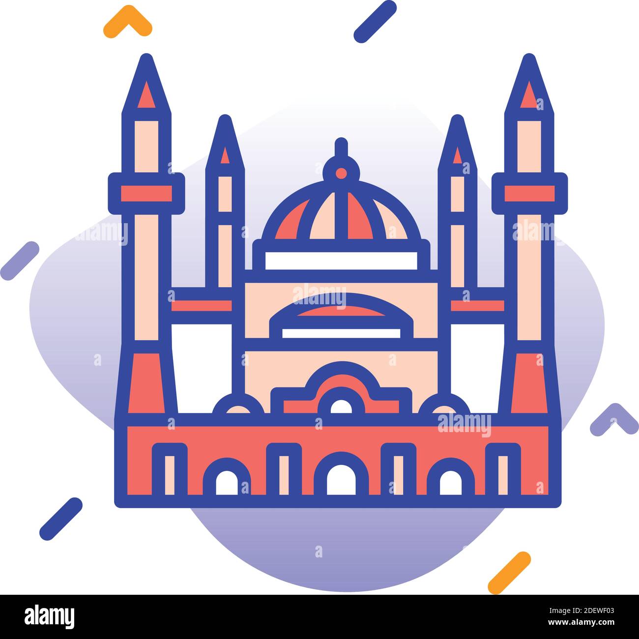 Hagia Sophia, Istanbul, Turkey, Mosque fully editable vector icons ...