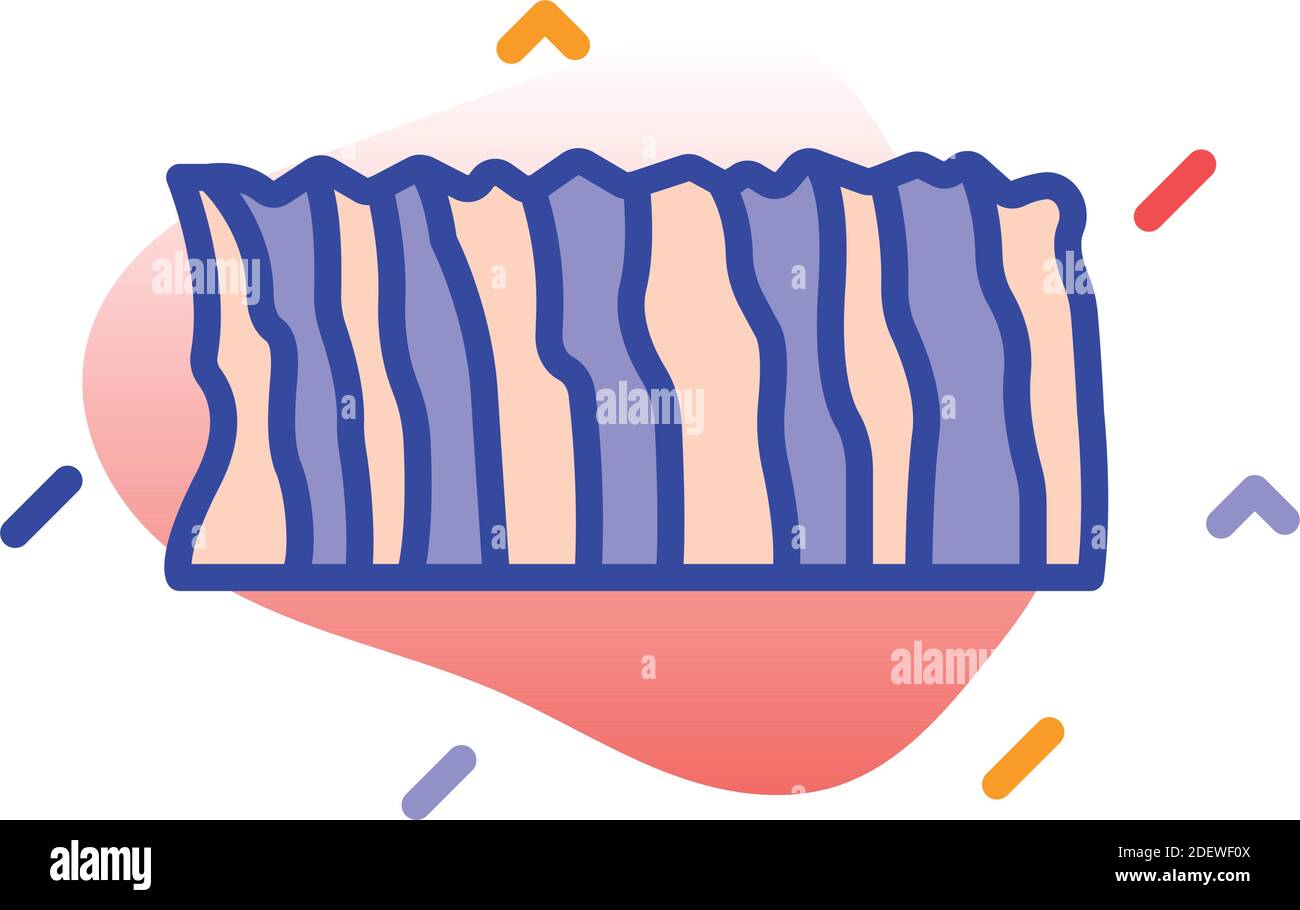 Victoria Falls, Zambia, Zimbabwe, waterfall fully editable vector icons ...
