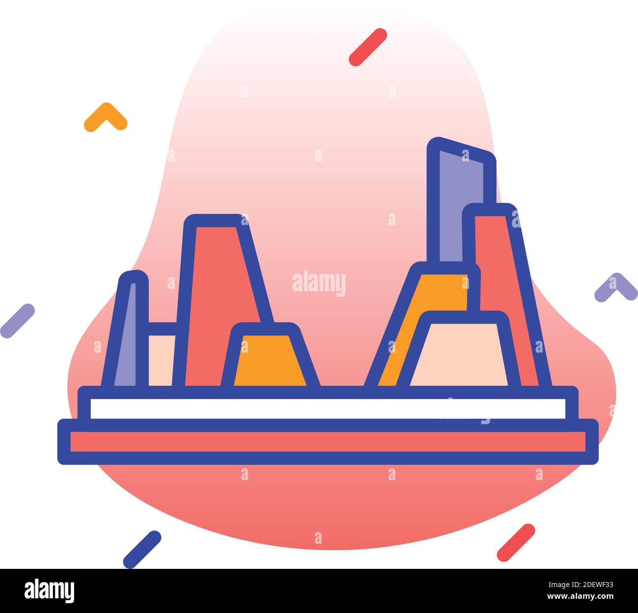 Grand Canyon, Arizona,desert, mountain fully editable vector icons ...