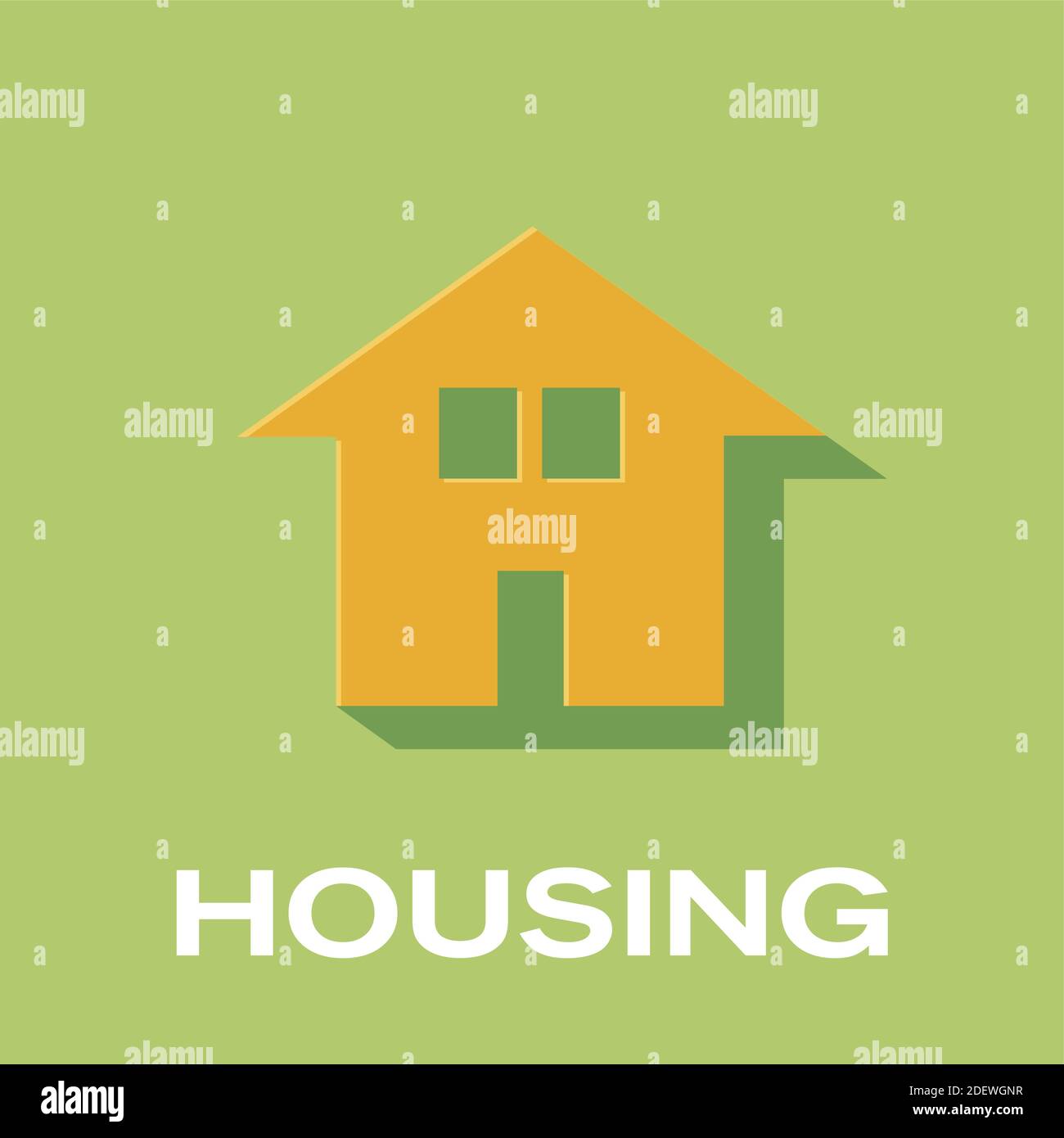 Vector flat sign property developer, house Stock Vector Image & Art - Alamy