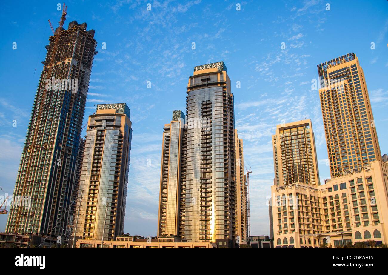Dubai creek harbour development by EMAAR. UAE Stock Photo - Alamy