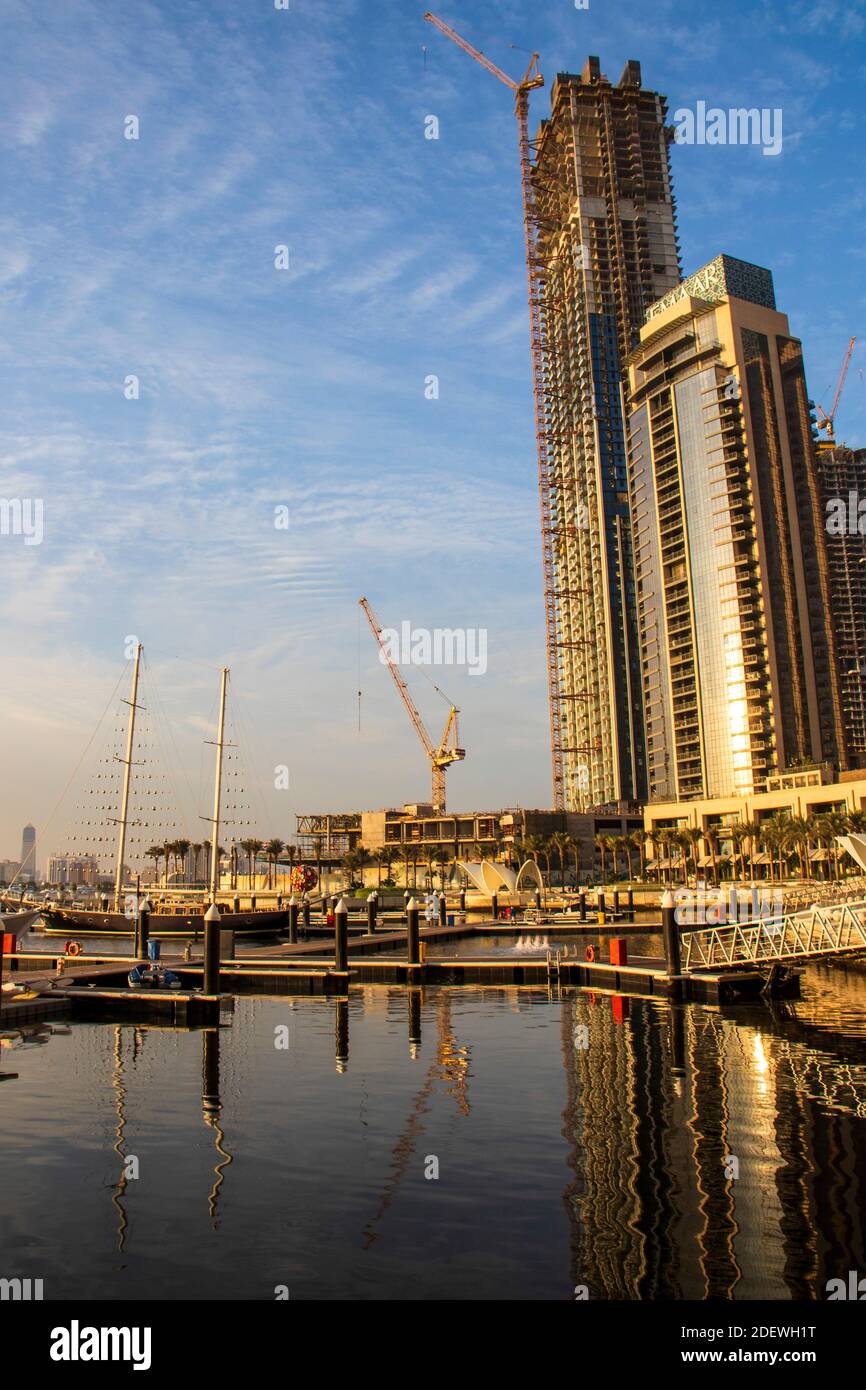 Dubai creek harbour development by EMAAR. UAE Stock Photo - Alamy