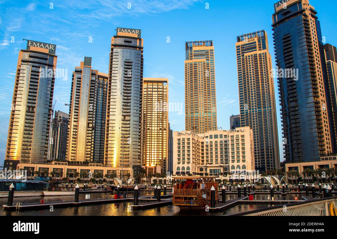 Dubai creek harbour development by EMAAR. UAE Stock Photo - Alamy
