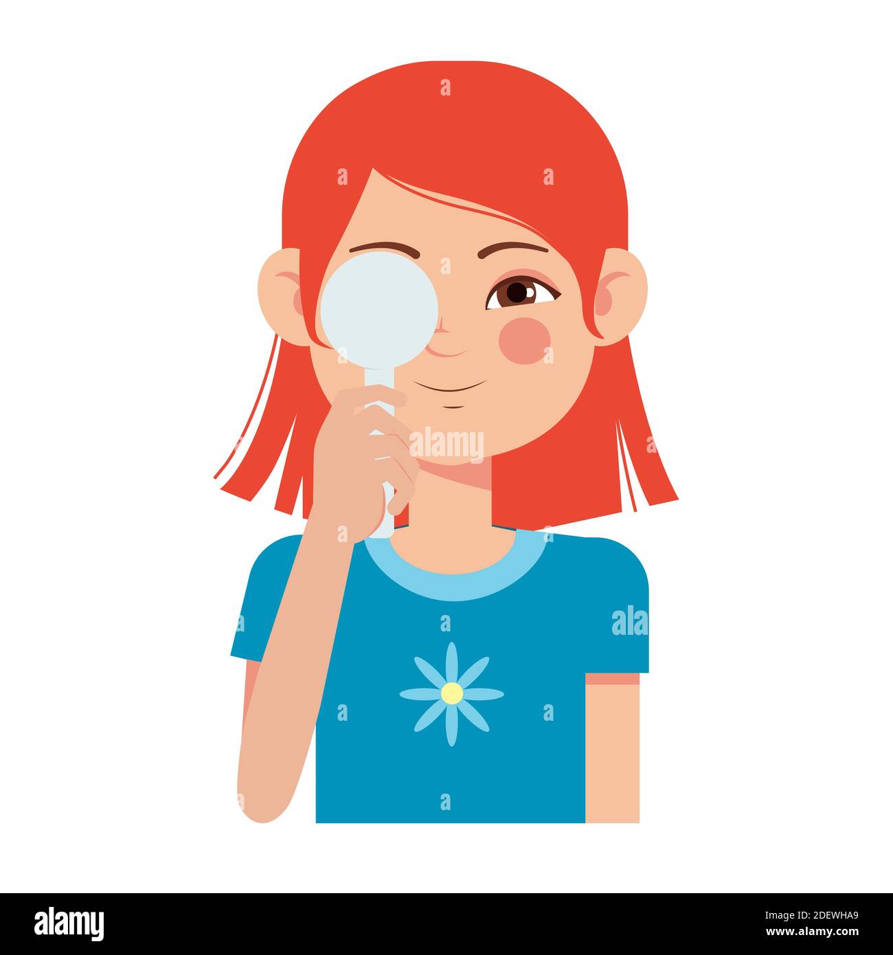 Optician eye test cartoon hi-res stock photography and images - Alamy