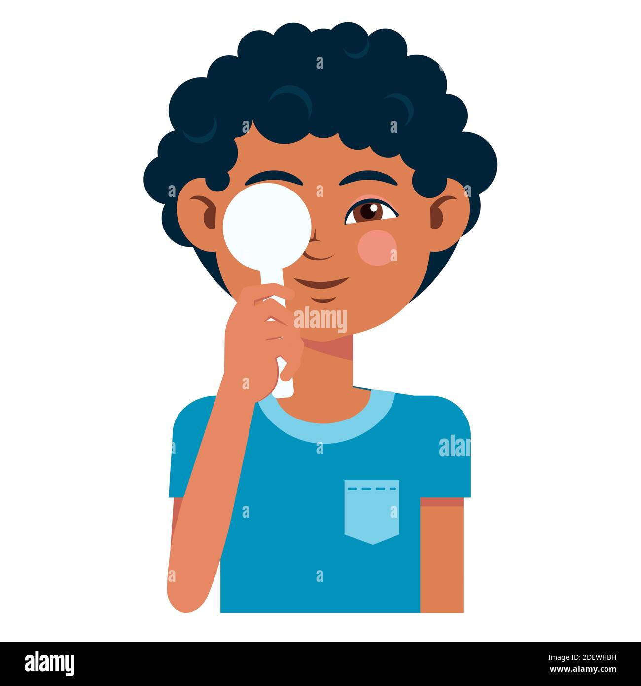 Optician eye test cartoon hi-res stock photography and images - Alamy