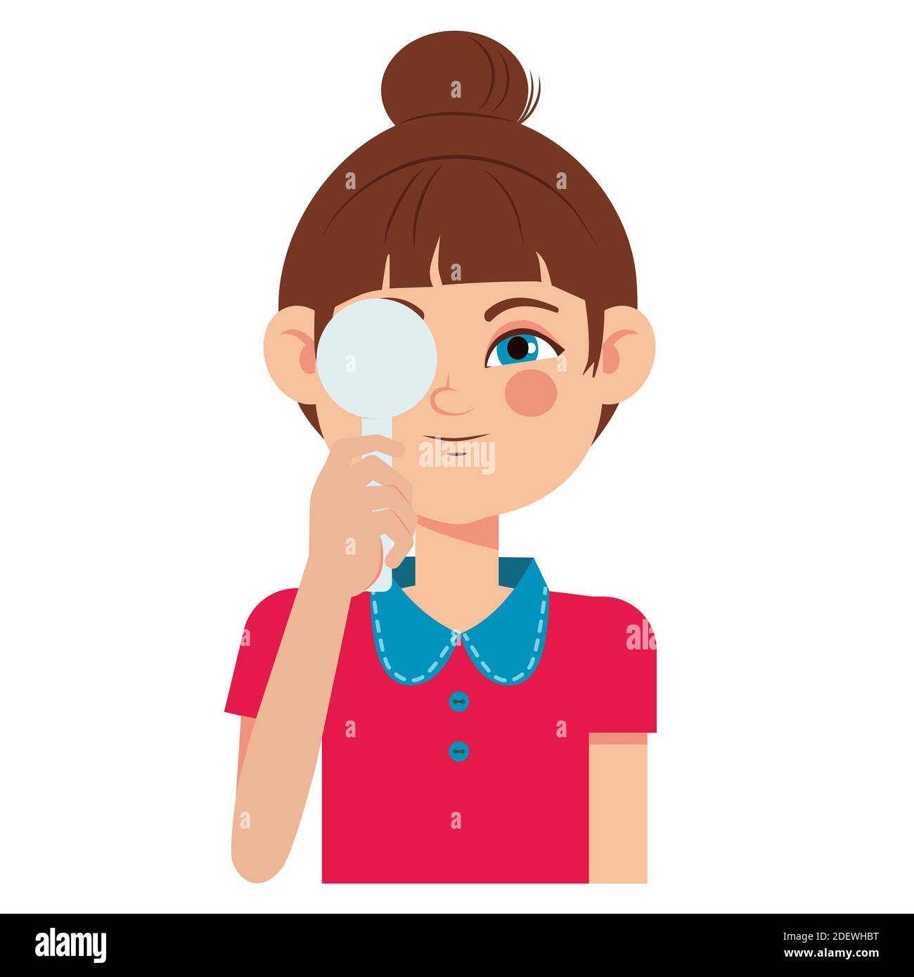 Children vision checkup in ophthalmological clinic. Optometrist ...