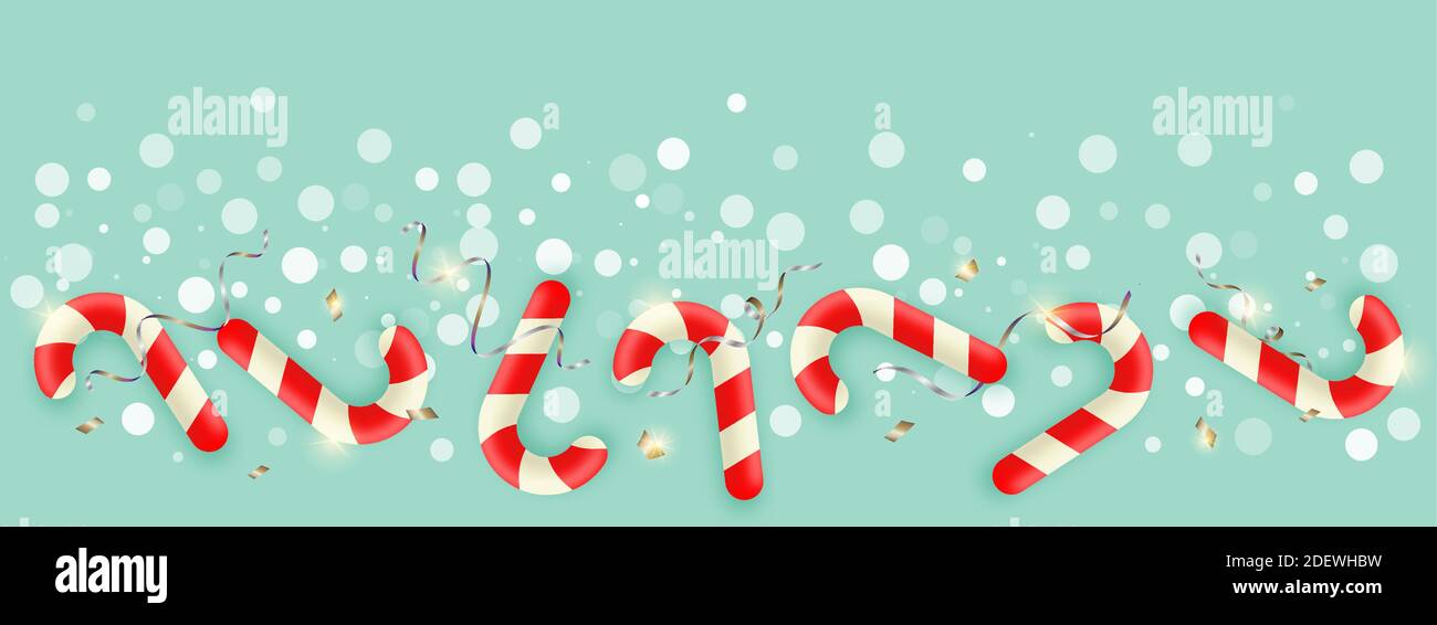 Candy cane border Stock Vector Images - Alamy
