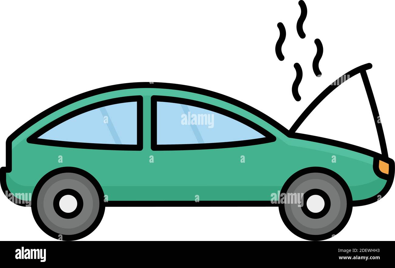 Car collision from front icon Stock Vector Images - Alamy
