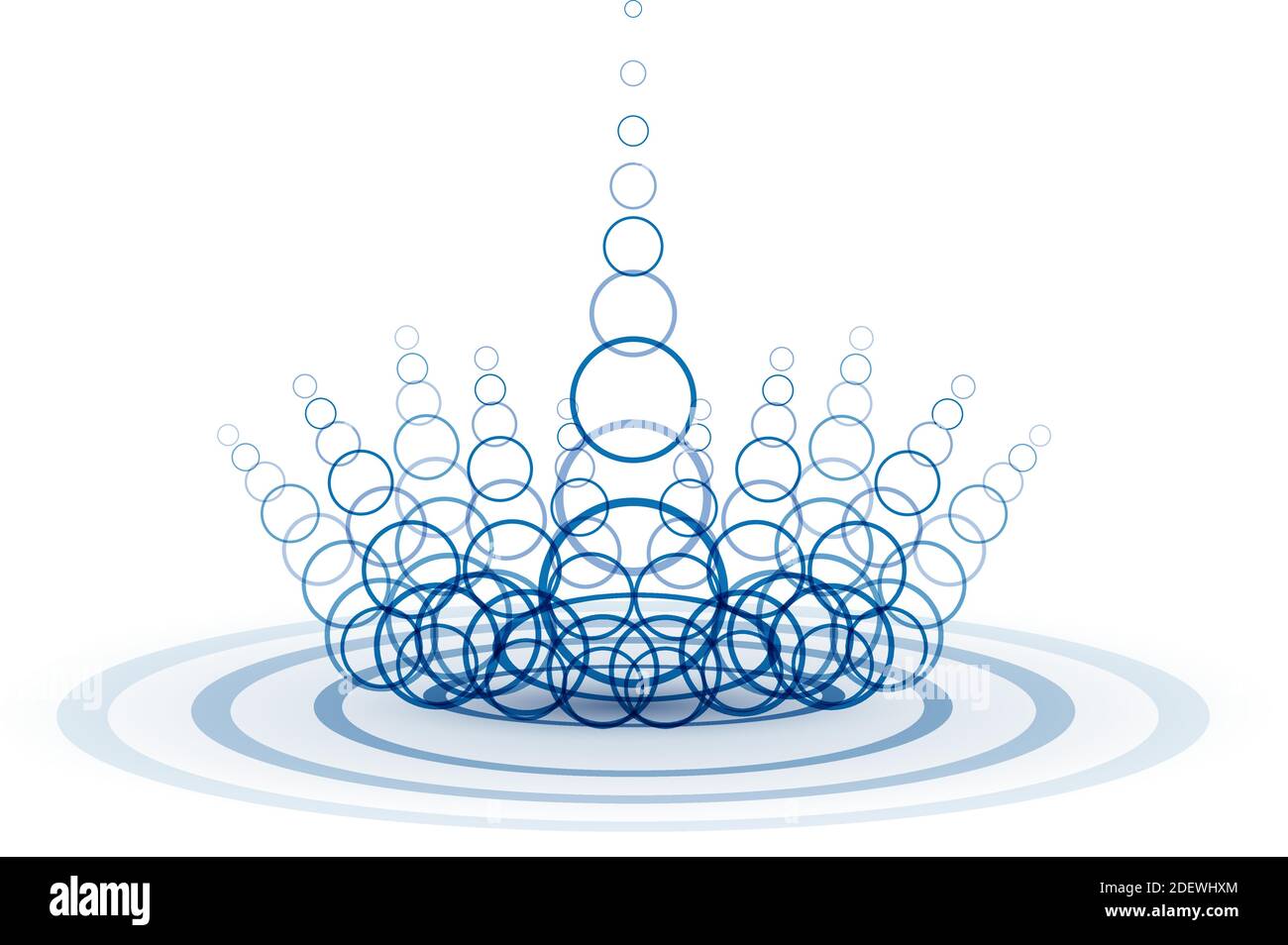 Vector circles background, water drops Stock Vector Image & Art - Alamy