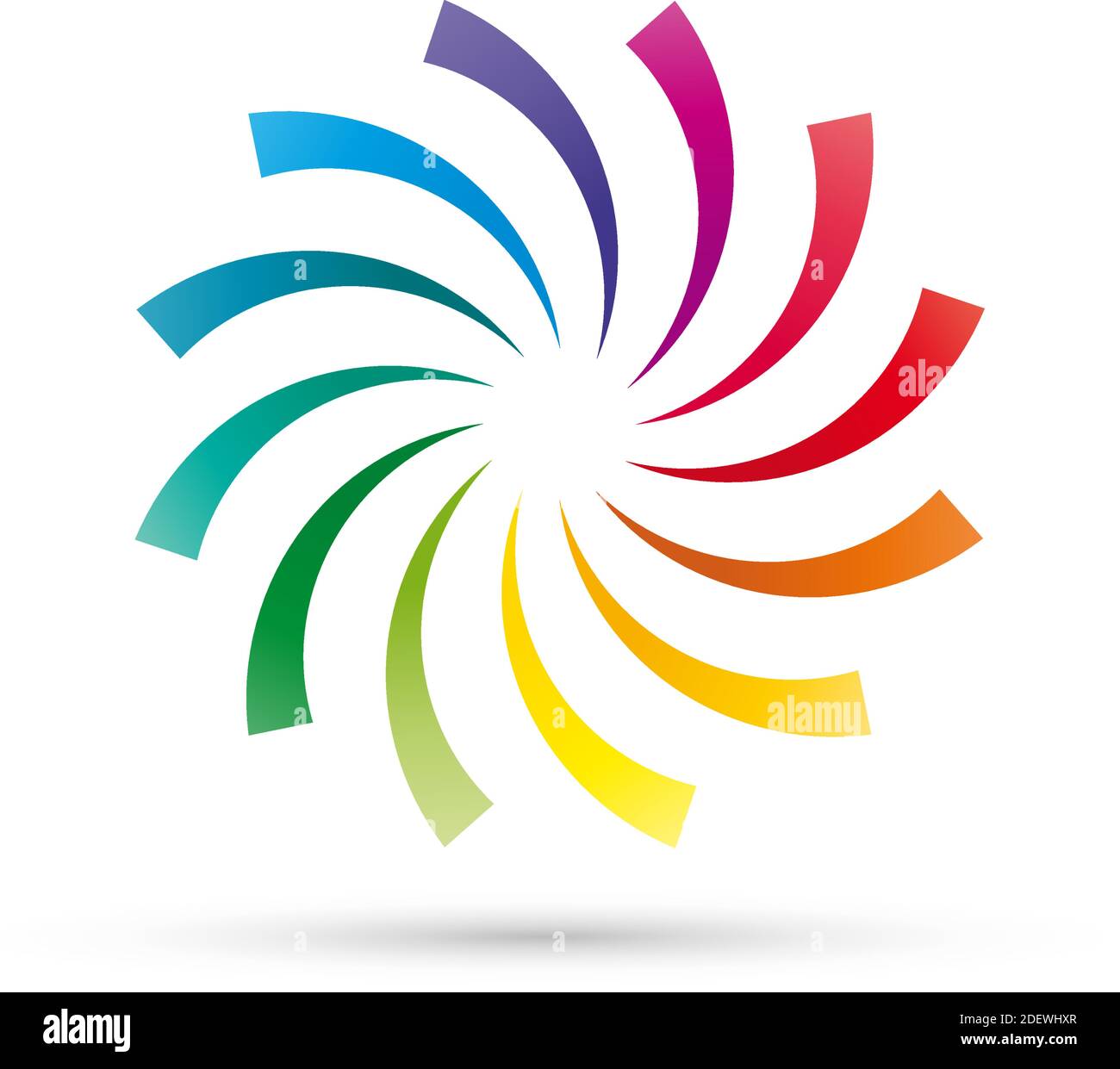 Vector Rainbow Vortex Background Stock Vector Image & Art - Alamy