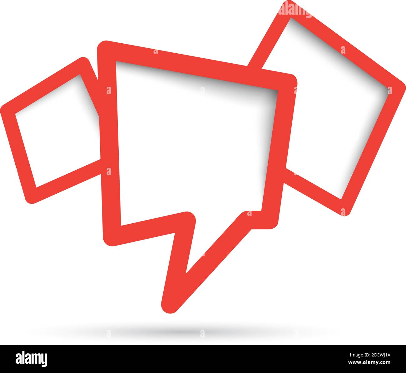 Vector cover speech in red Stock Vector Image & Art - Alamy