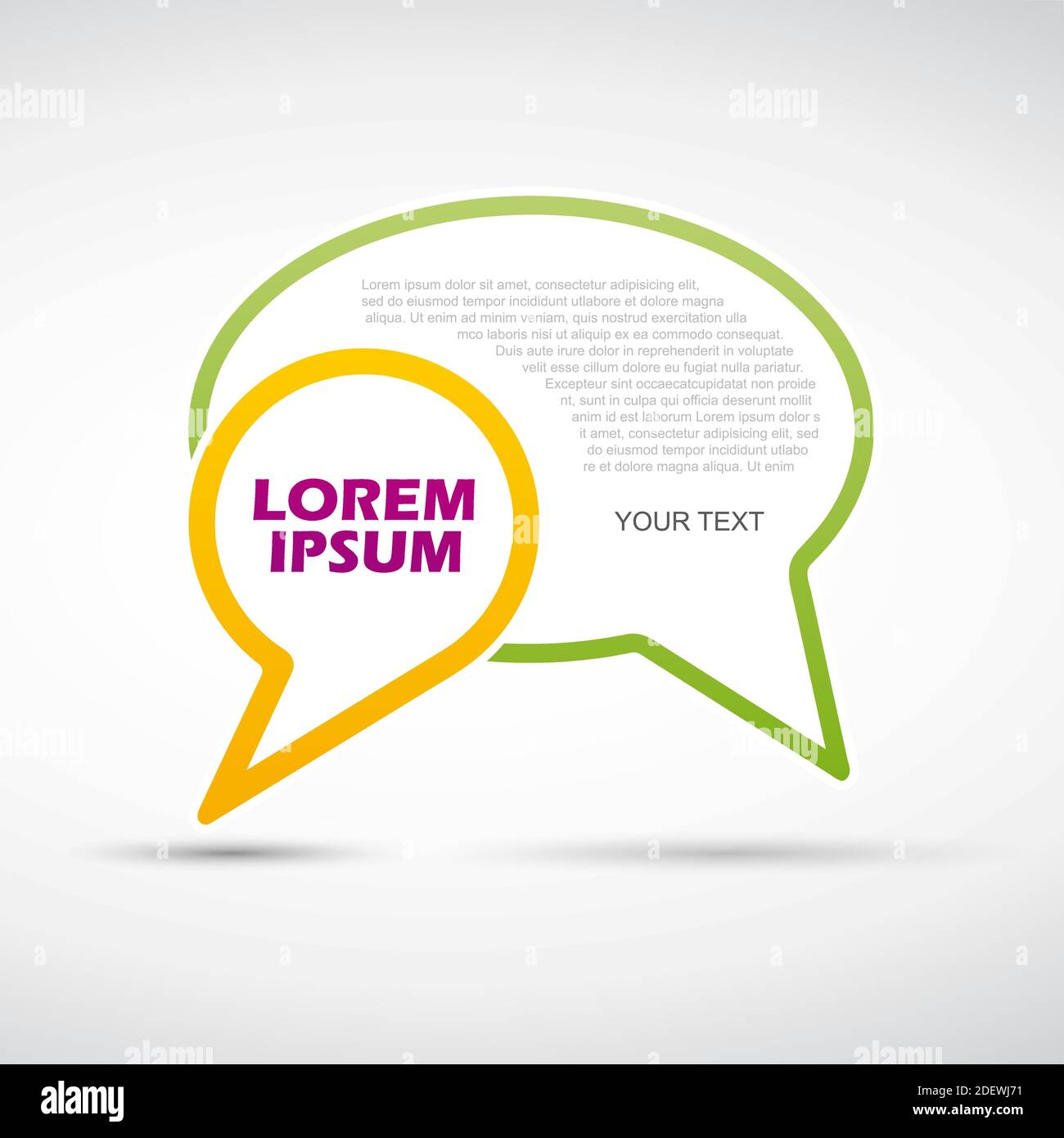 Vector cover speech in orange and green Stock Vector Image & Art - Alamy