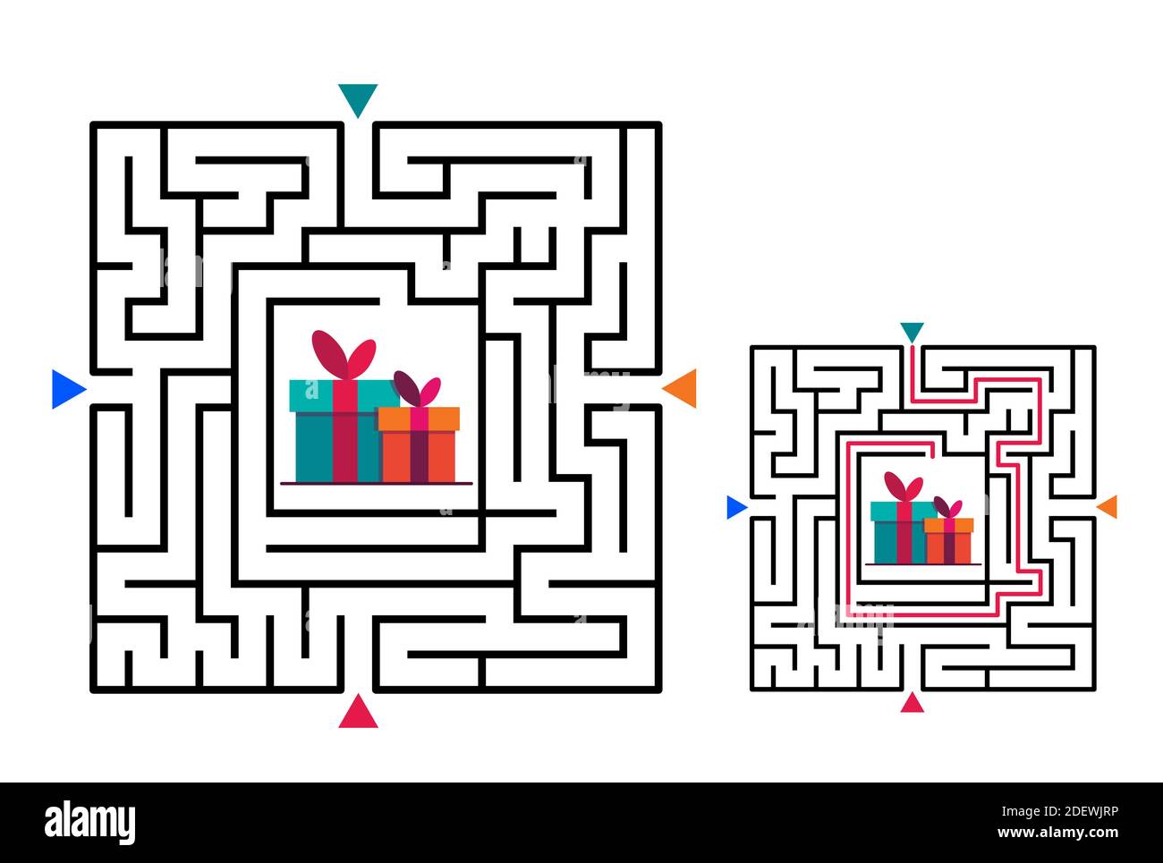 Four way entry Stock Vector Images - Alamy