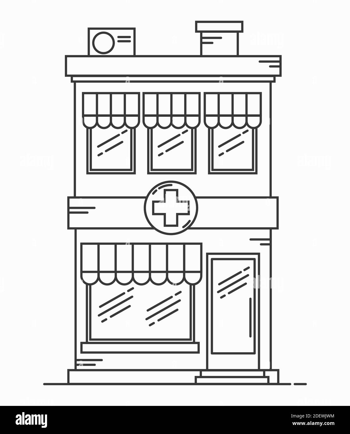 Aligned architecture Stock Vector Images - Alamy