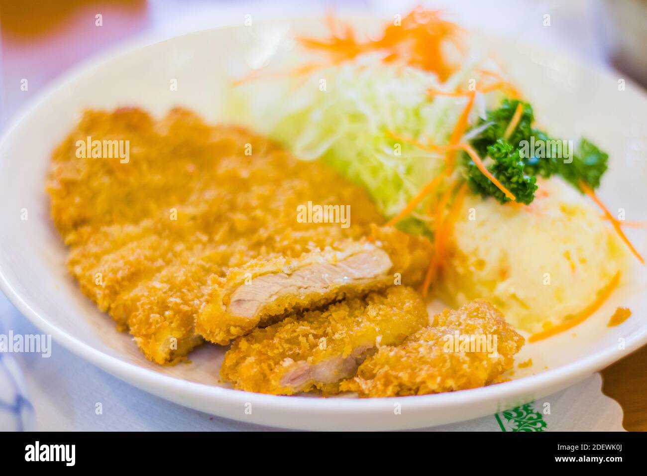 Pork katsu at a local restaurant in Nagoya, Japan Stock Photo - Alamy