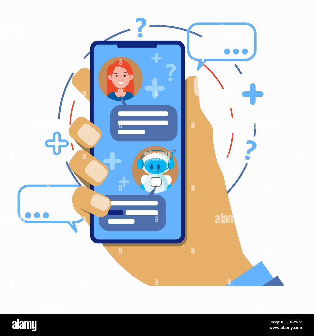 Chatbot live Cut Out Stock Images & Pictures - Alamy