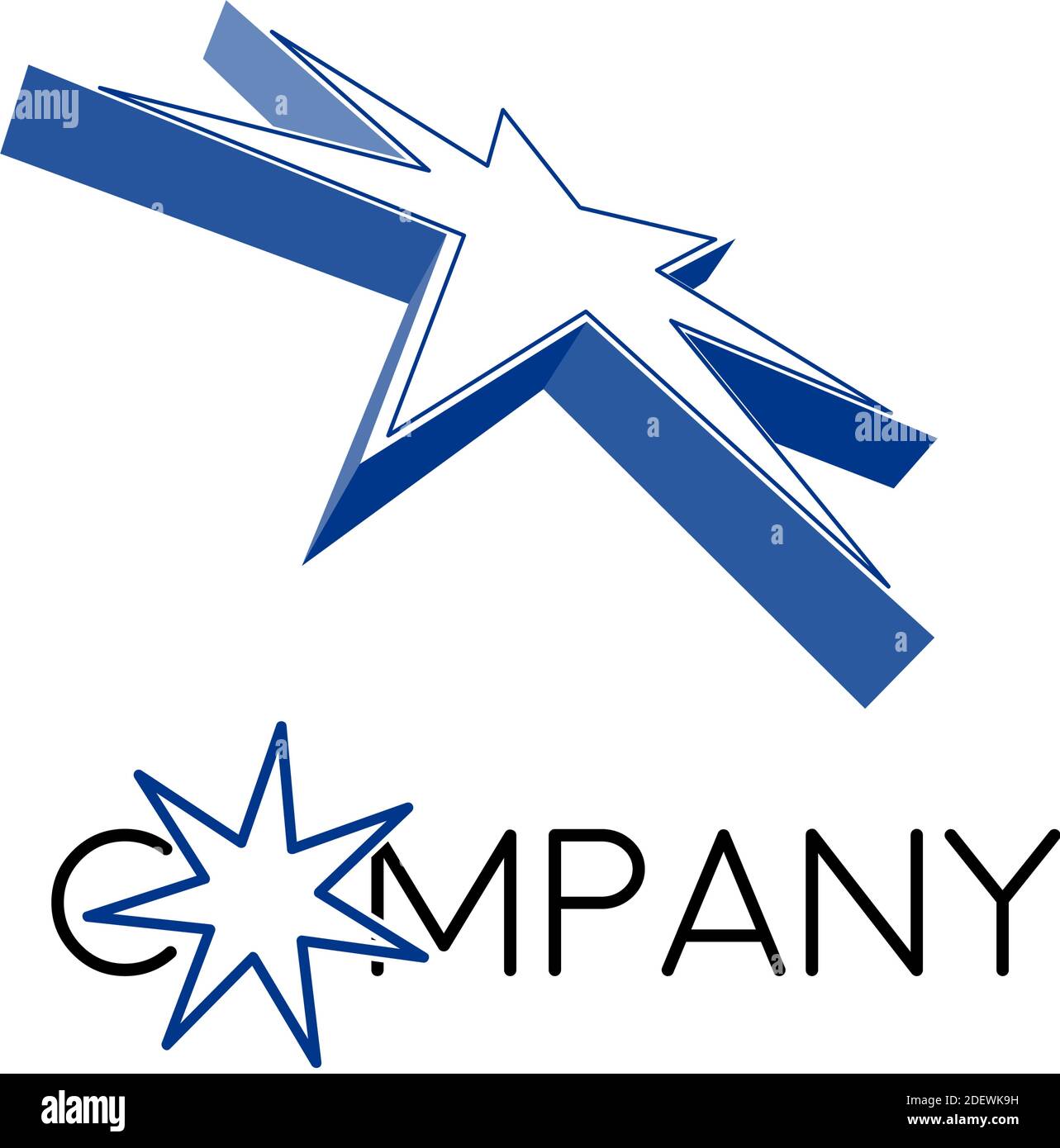 Blue star Stock Vector Images - Alamy