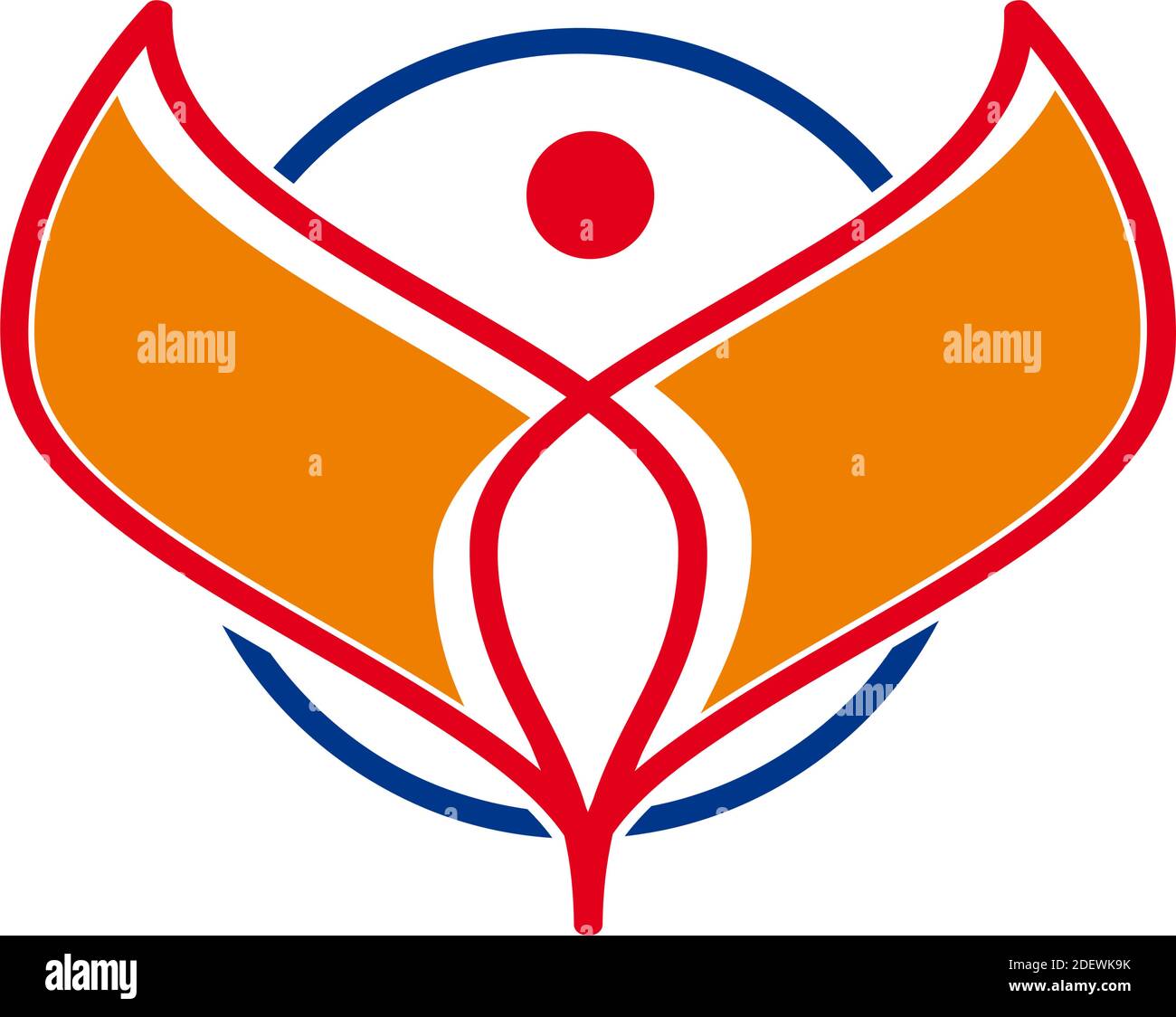 Wings logo company on Cut Out Stock Images & Pictures - Alamy