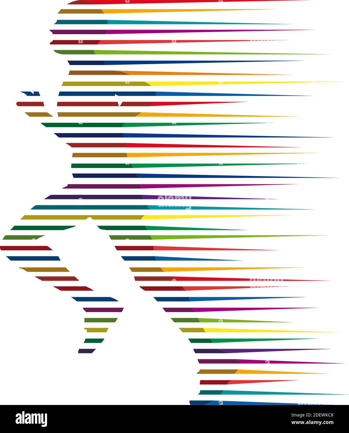 Vector sign fast man runs in the wind Stock Vector Image & Art - Alamy