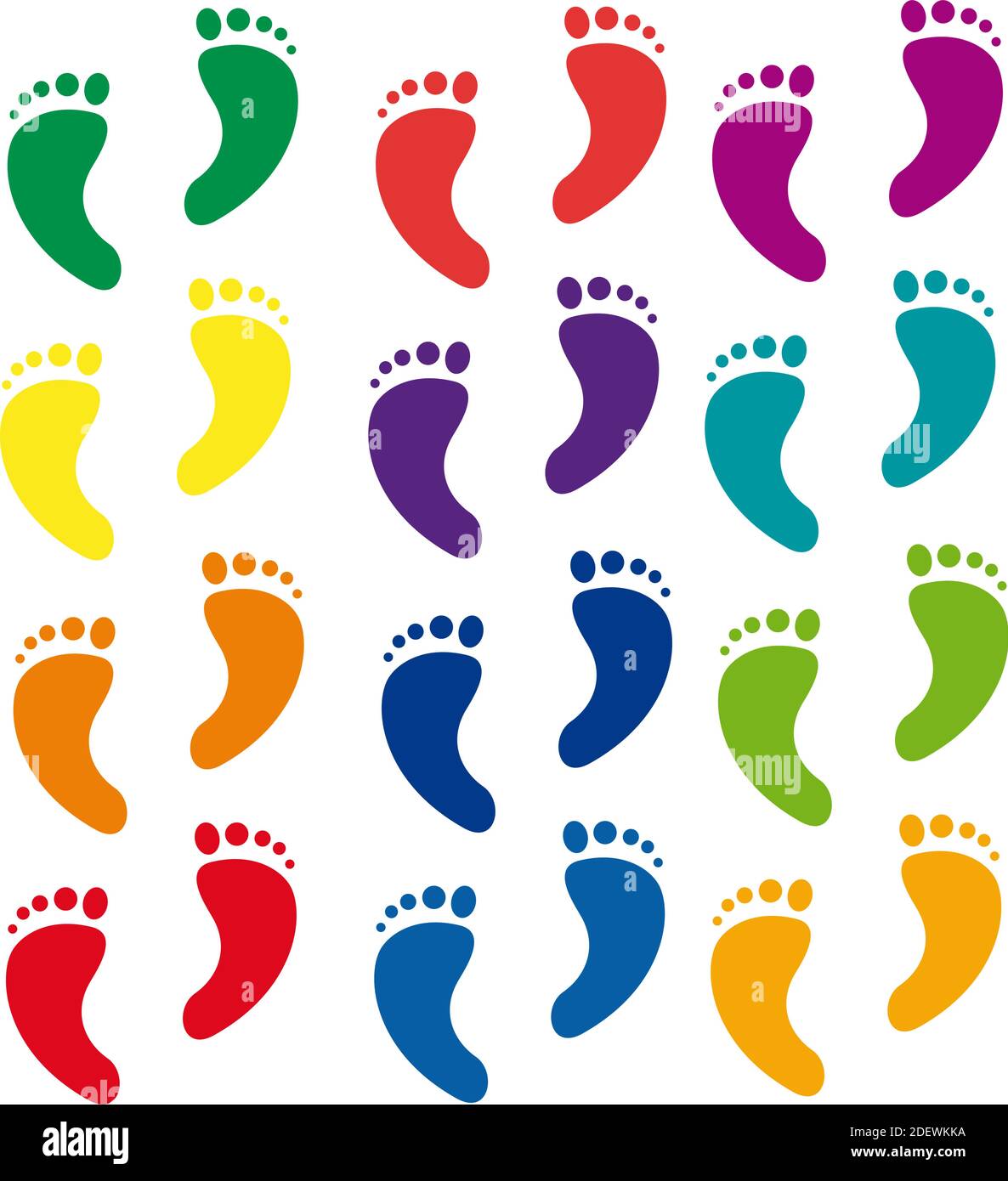 Vector abstract foot, walk background Stock Vector Image & Art - Alamy