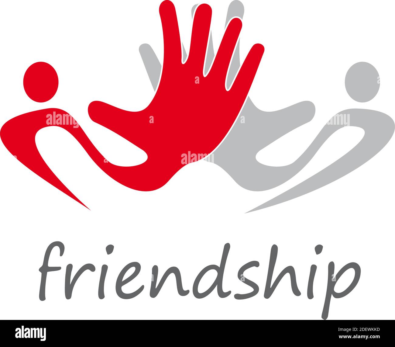 Vector abstract solidarity, hands touching Stock Vector Image & Art - Alamy