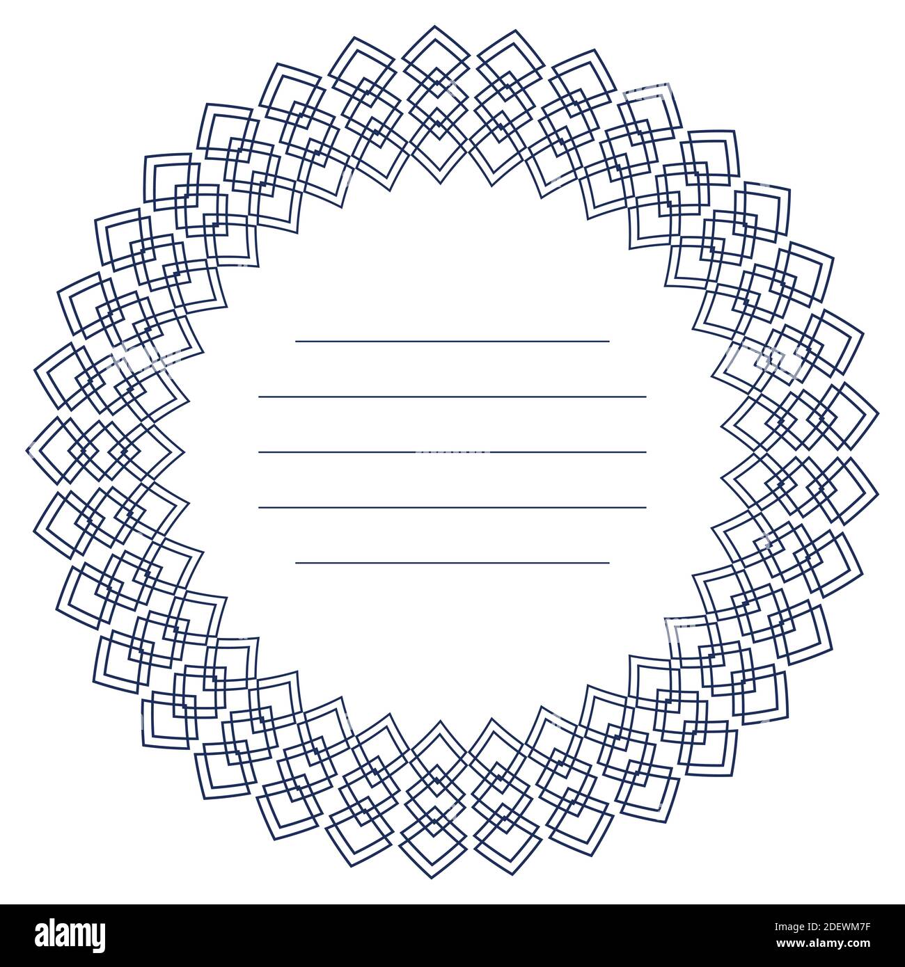 Geometric vector abstract honeycomb frame. Design elements, template ...