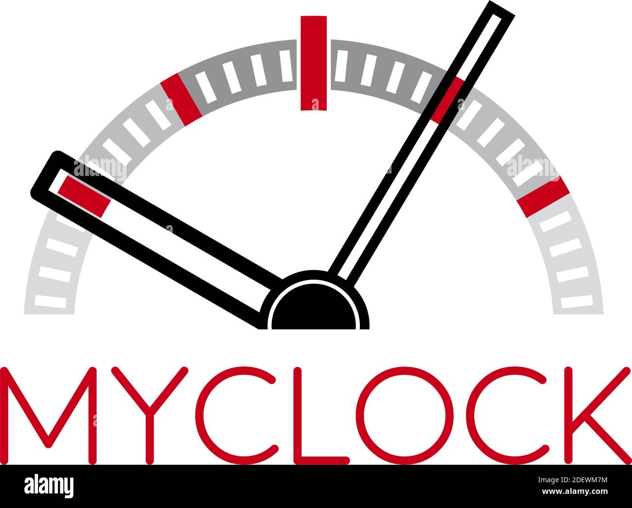 Vector sign abstract clock Stock Vector Image & Art - Alamy