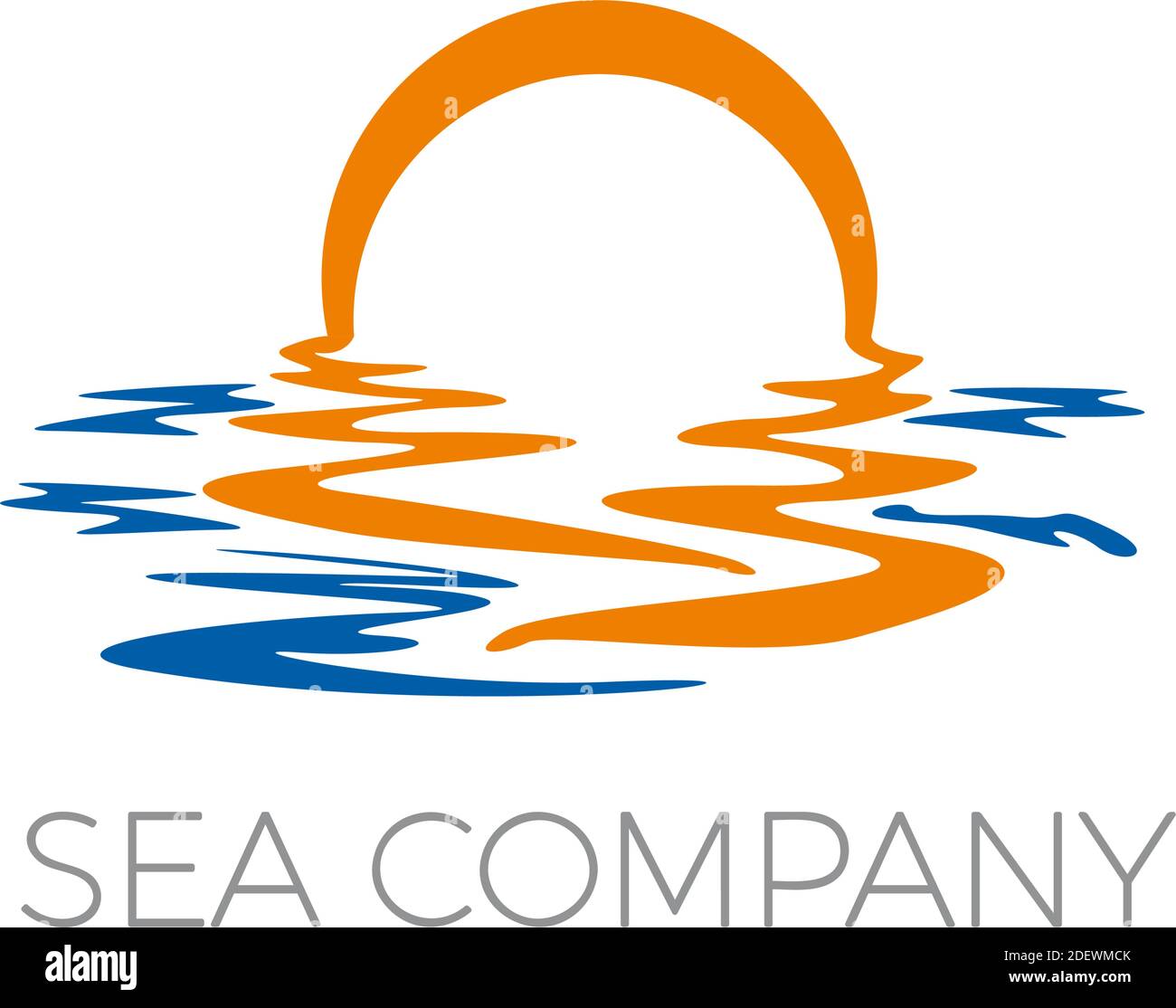 Sun reflecting on the water Stock Vector Images - Alamy