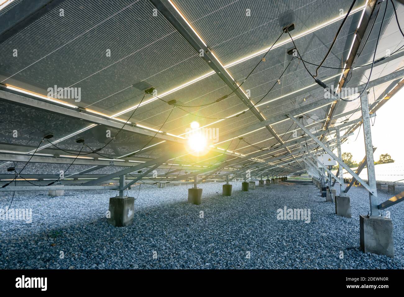 The solar farm(solar panel), alternative electricity source, this is ...