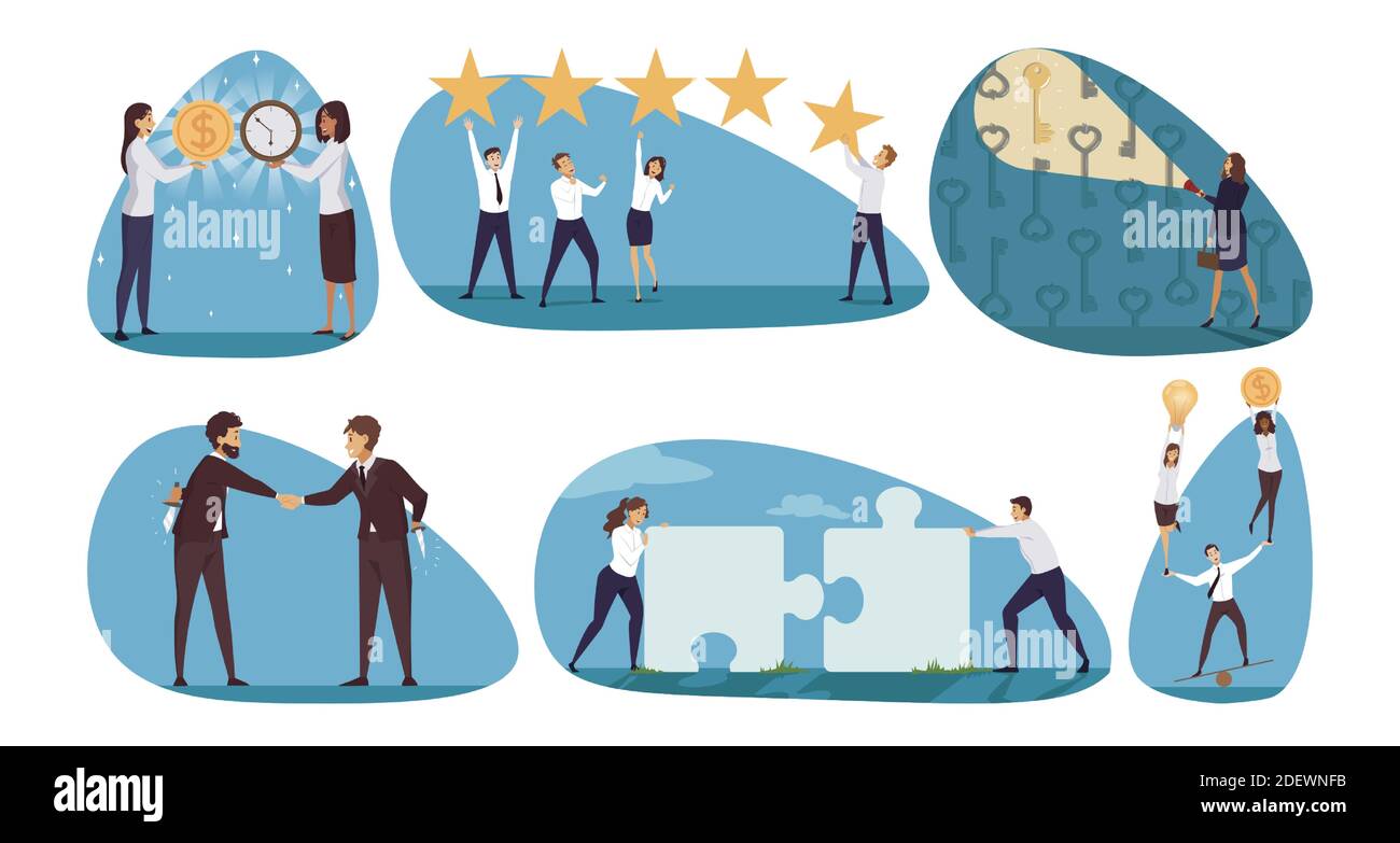 Problem opportunity Stock Vector Images - Alamy