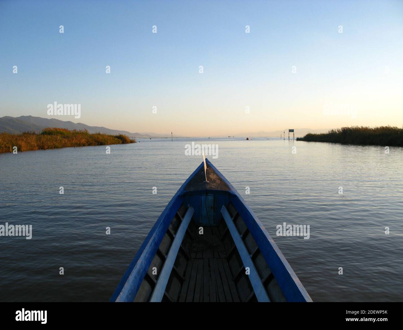 Nature of Lake Inle in mountains of Myanmar Stock Photo - Alamy