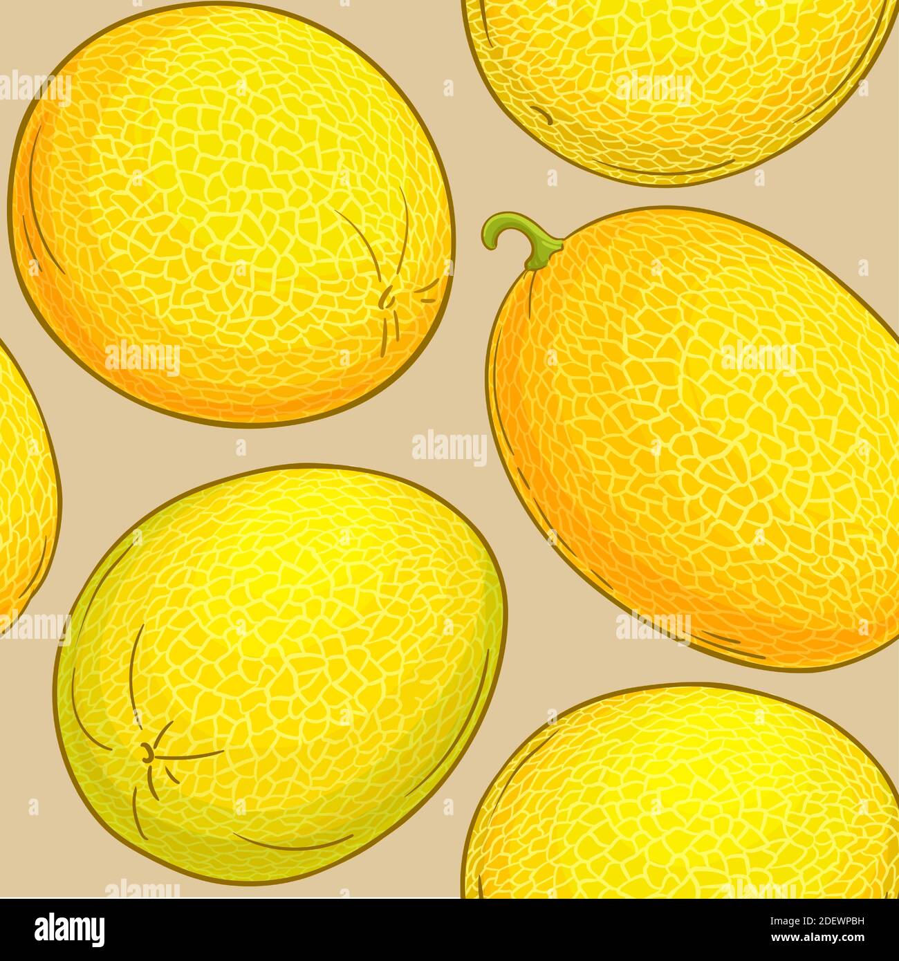 melon vector pattern Stock Vector Image & Art - Alamy