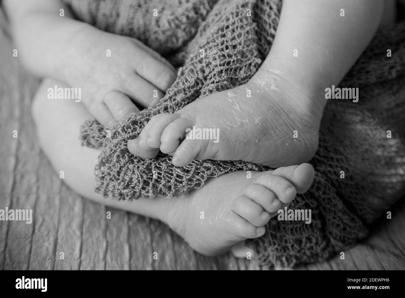 newborn baby feet Stock Photo - Alamy
