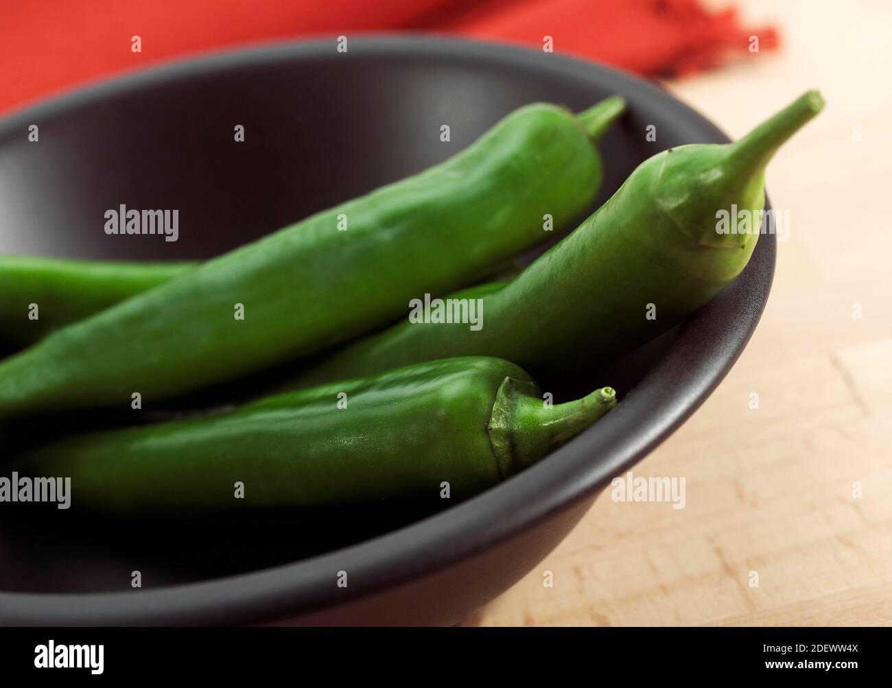 Green Chili Pepper, capsicum annuum Stock Photo - Alamy