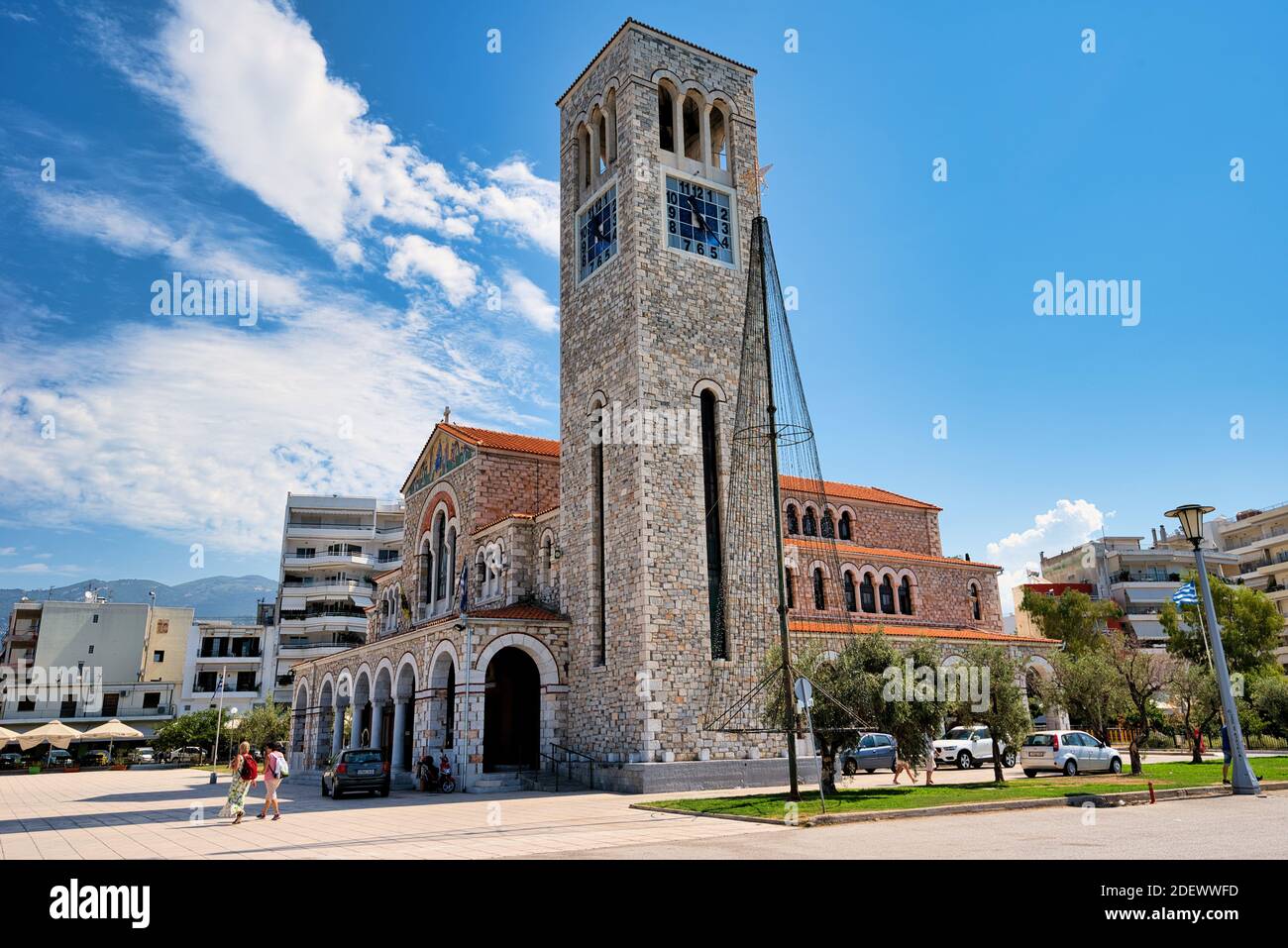 Greece, city of Volos, The traditional church of Agios Konstantinos ...