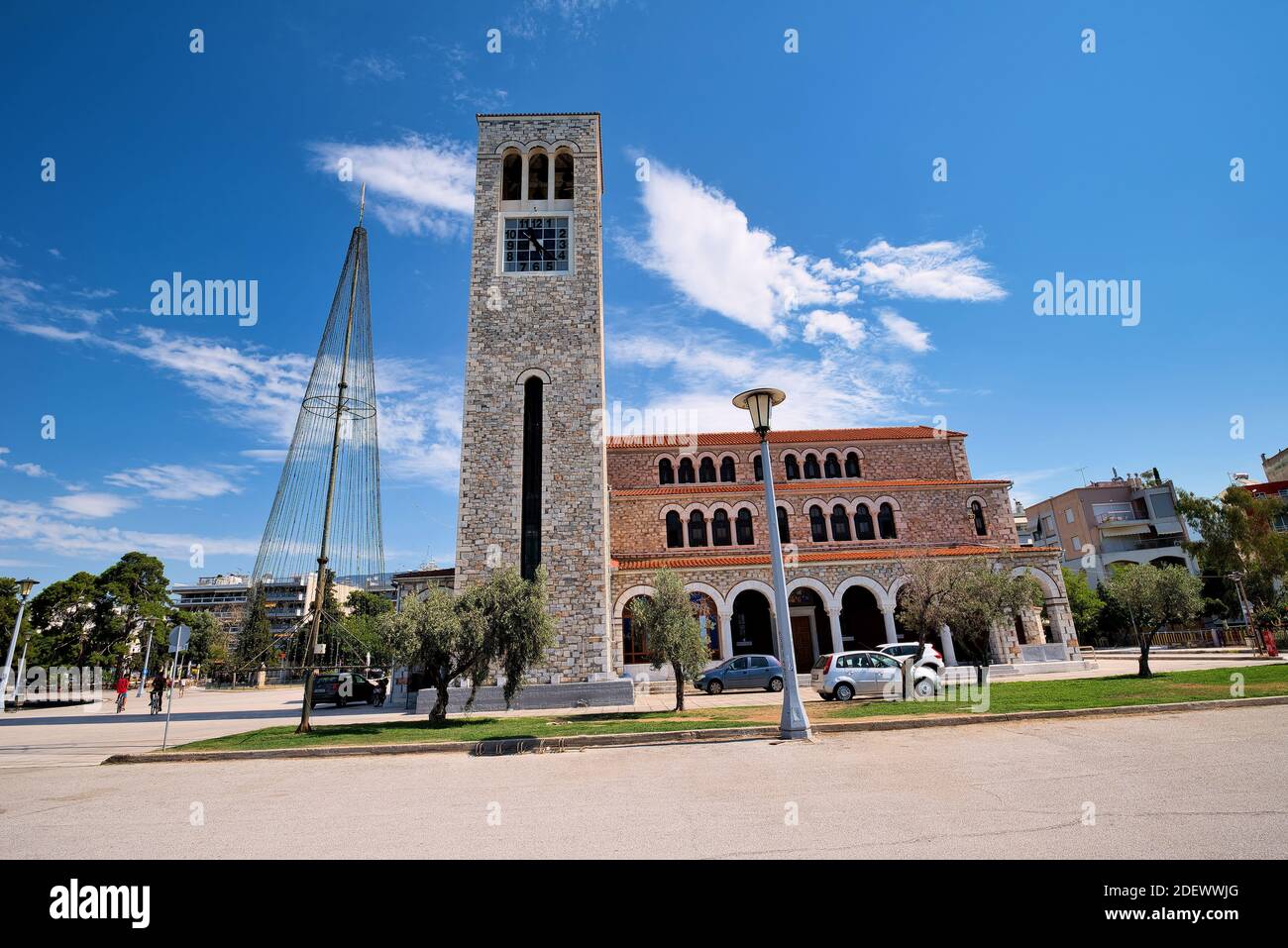 Greece, city of Volos, The traditional church of Agios Konstantinos ...