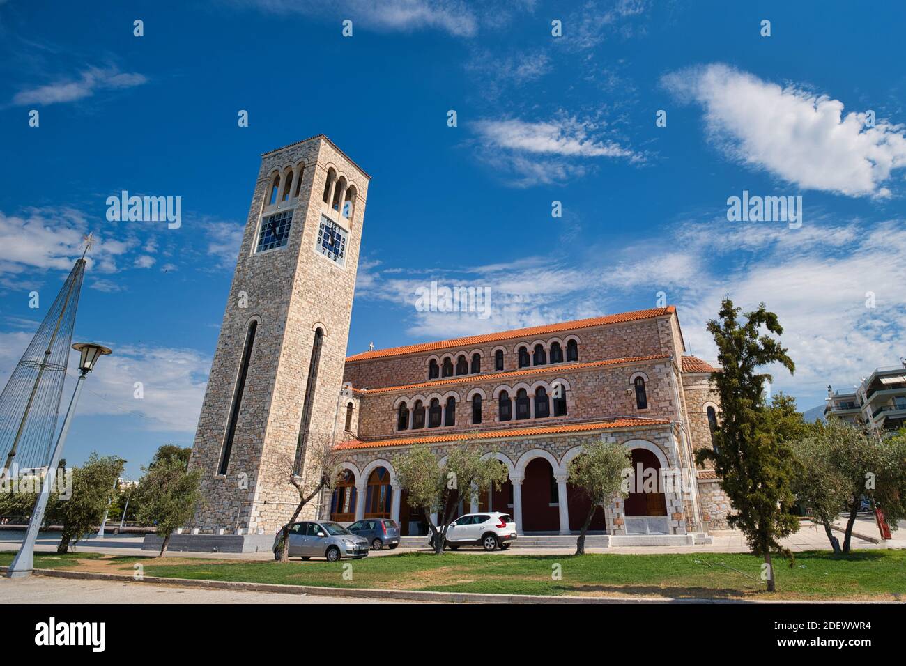 Greece, city of Volos, The traditional church of Agios Konstantinos ...