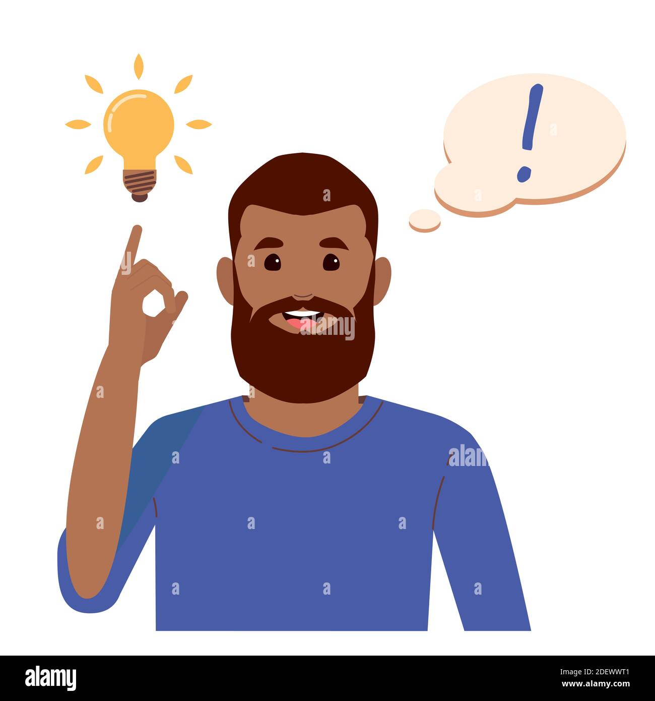 Problem solving concept. Black beard man thinks and solves a problem. A ... Problem solving concept. Black beard man thinks and solves a problem. A ...