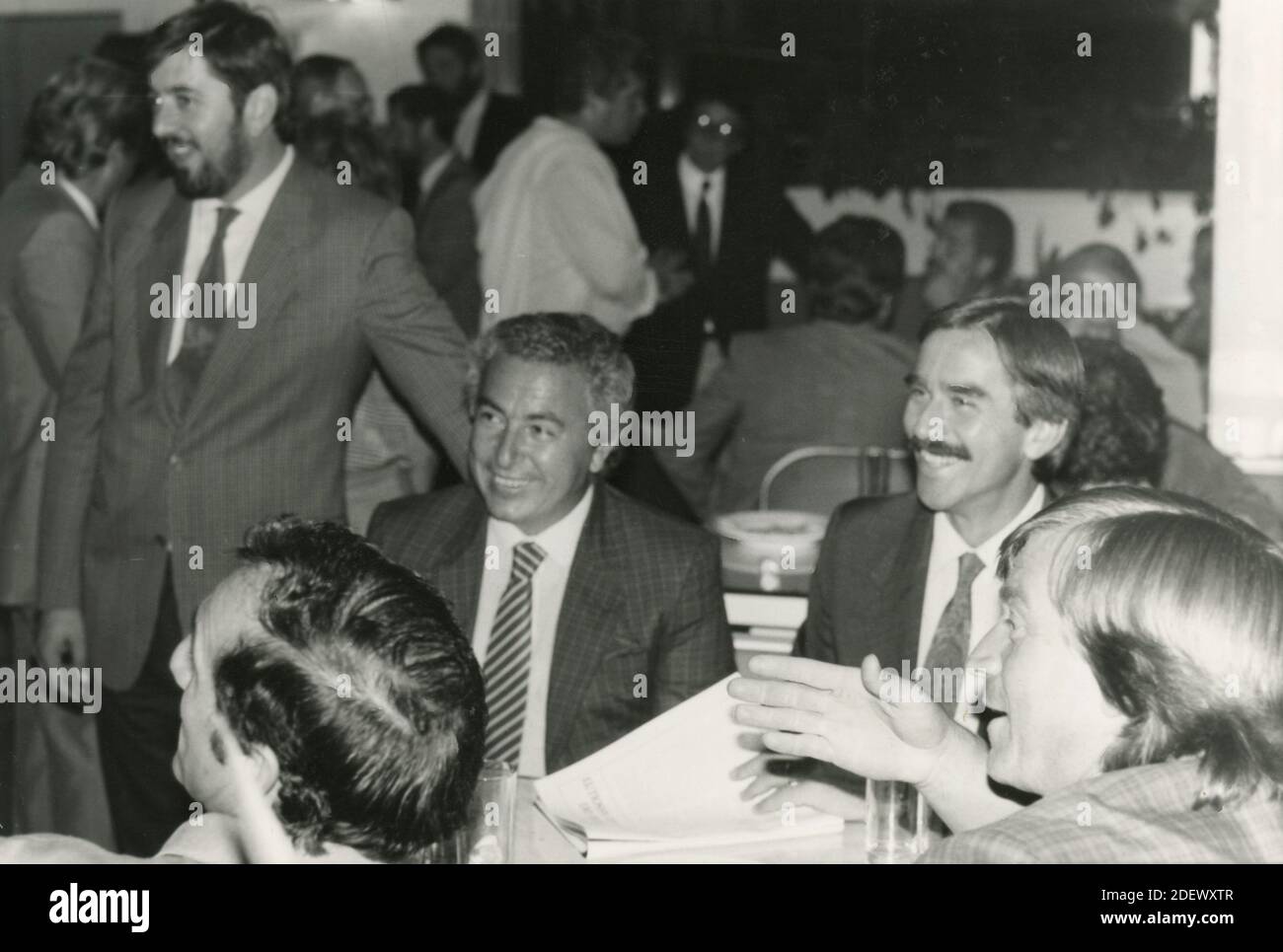Italian tennis players Manlio and Franco Bartoni, 1970s Stock Photo - Alamy