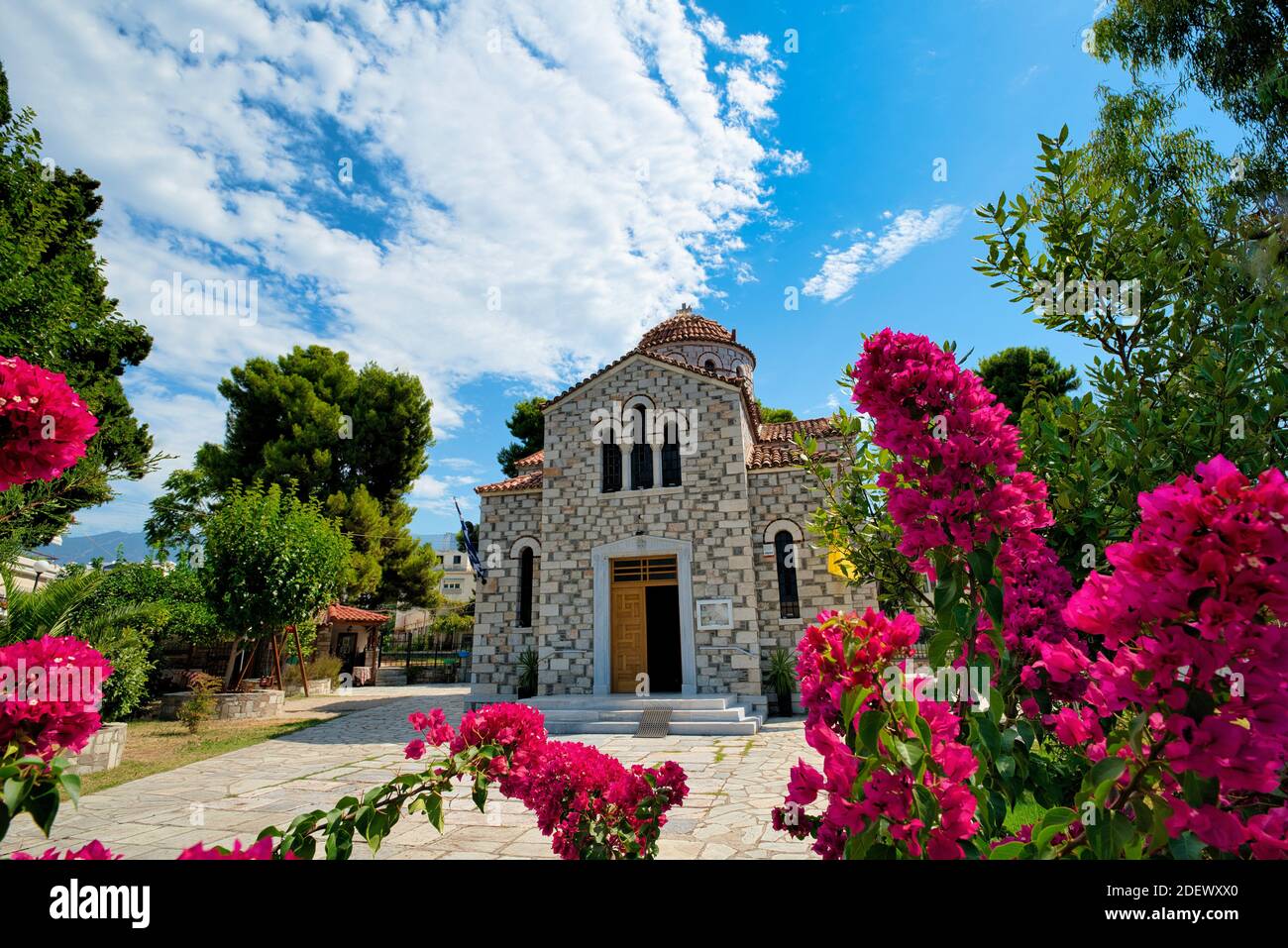 Greece, city of Volos, The traditional church of Agios Konstantinos ...