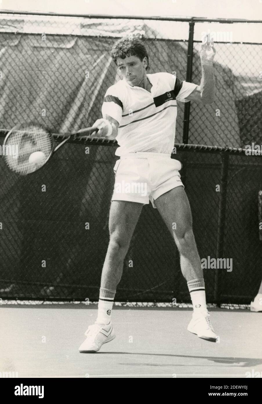American tennis player Jimmy Arias, US Open 1986 Stock Photo - Alamy