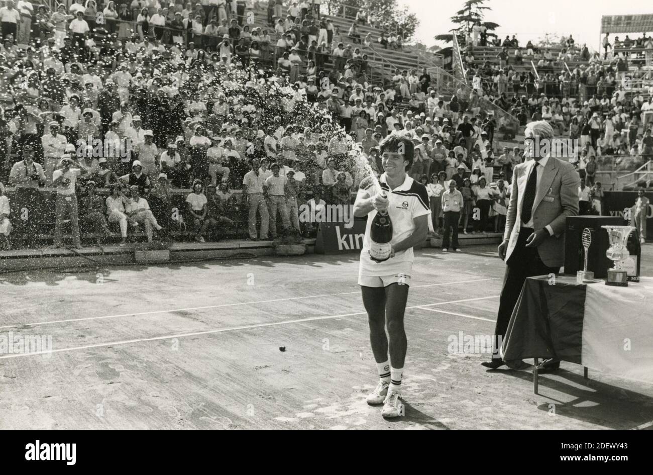 American tennis player Jimmy Arias, Italian Open 1983 Stock Photo - Alamy