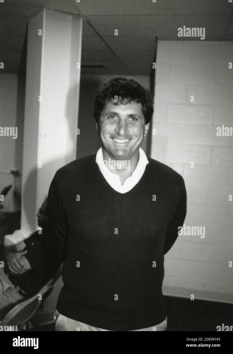 American tennis chair umpire Richard Kaufman, 1980s Stock Photo - Alamy