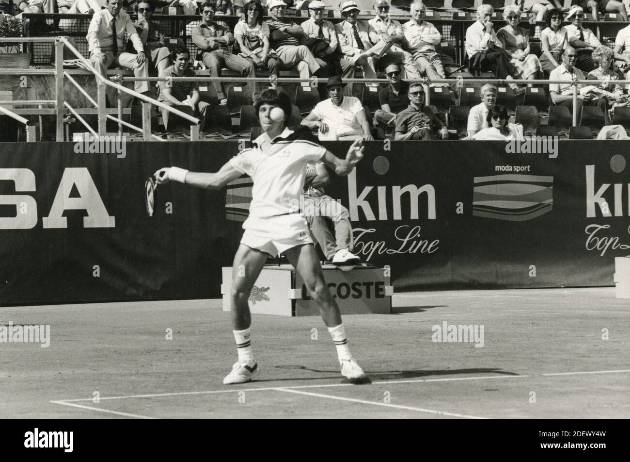 American tennis player Jimmy Arias, Italian Open 1983 Stock Photo - Alamy