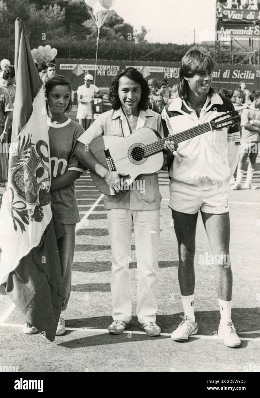 Peruvian tennis player Pablo Arraya, Italy 1986 Stock Photo - Alamy