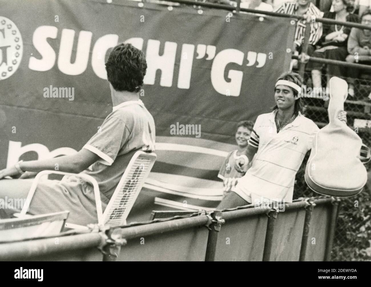 Peruvian tennis player Pablo Arraya, Italy 1986 Stock Photo - Alamy