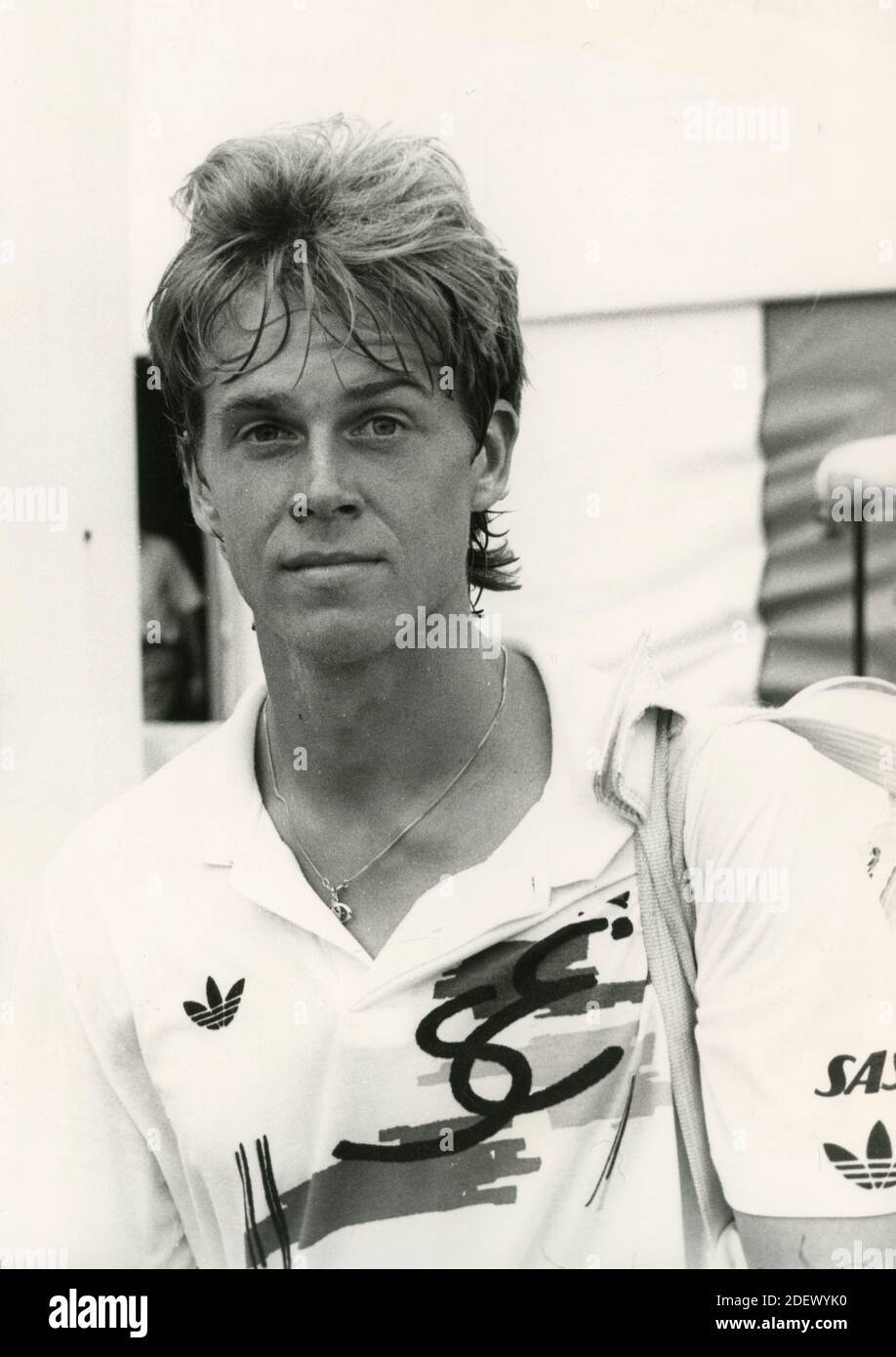 Swedish tennis player Stefan Edberg, 1980s Stock Photo - Alamy