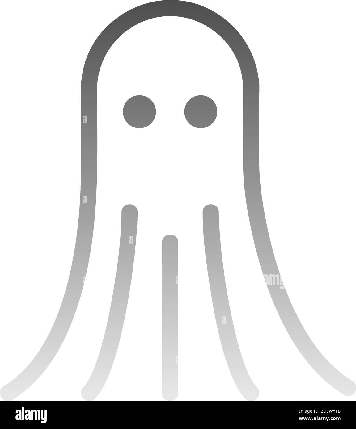 Vector simple ghost, flat design Stock Vector Image & Art - Alamy