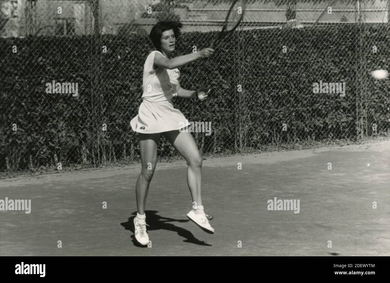 Italian tennis player Elena Falappa, 1980s Stock Photo - Alamy