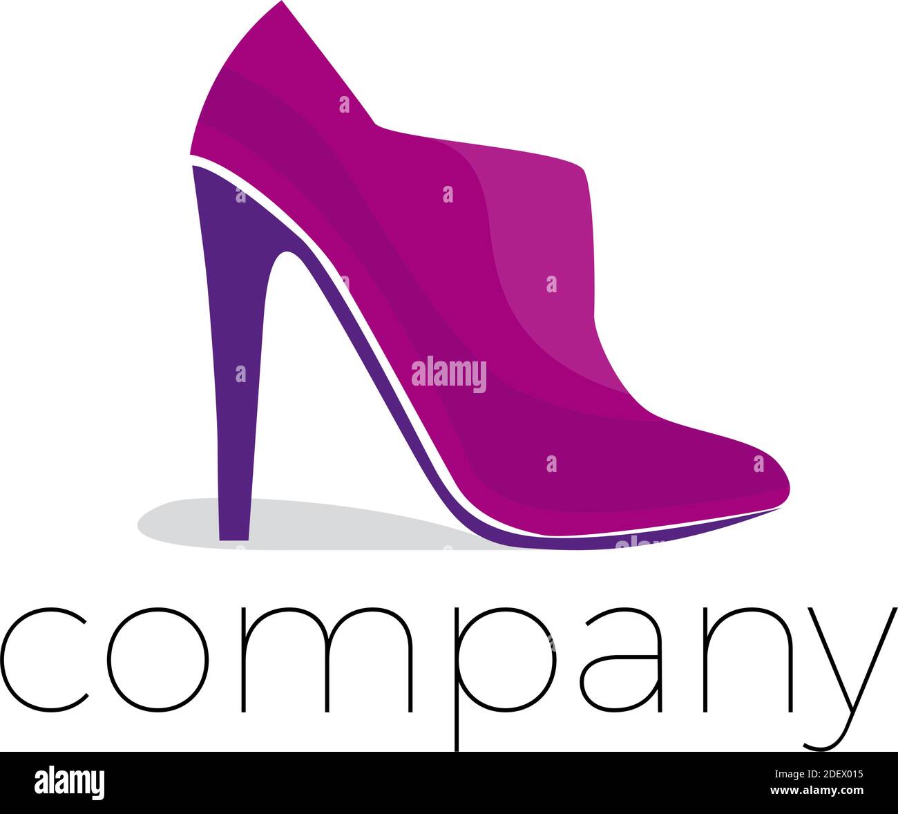 Shoes logo vector vectors hi-res stock photography and images - Alamy